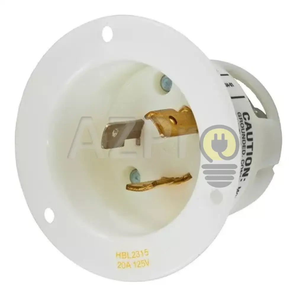 Conector Receptaculo Macho Twist Lock 20a 125v L5-20p HBL2315 Hubbell ...