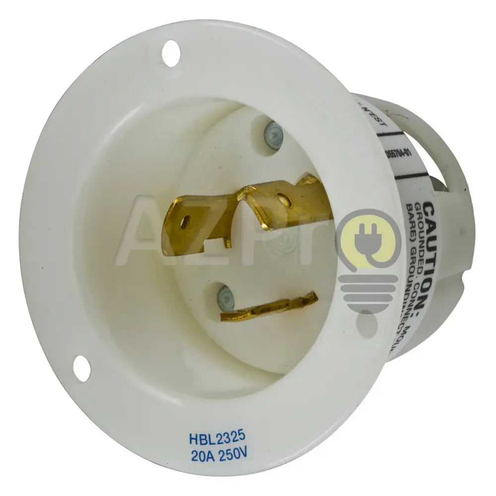 Conector Receptaculo Macho Twist Lock 20a 250v L6-20P HBL2325 Hubbell ...